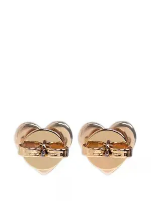 Tory Burch Forget Me Not Heart Motif Stud Earrings