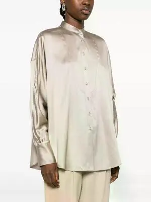 Brunello Cucinelli Band-collar Shirt