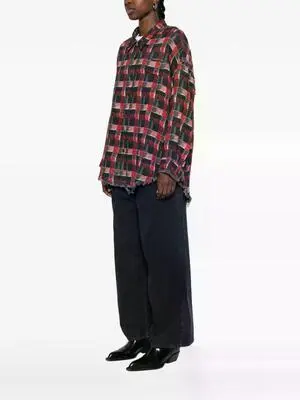 R13 Checked Reversible Shirt