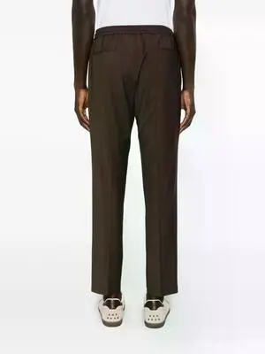 BRIGLIA 1949 Wimbledons Drawstring Trousers - Brown