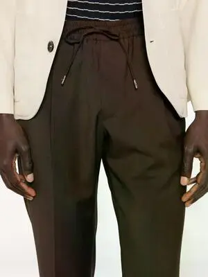 BRIGLIA 1949 Wimbledons Drawstring Trousers - Brown