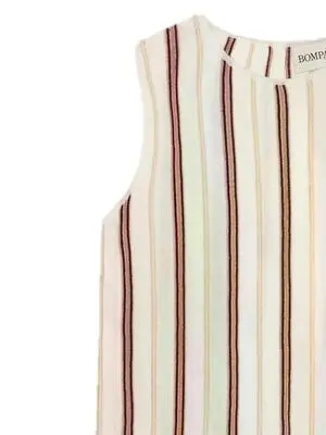 Eric Bompard Striped Knit Top - Neutrals