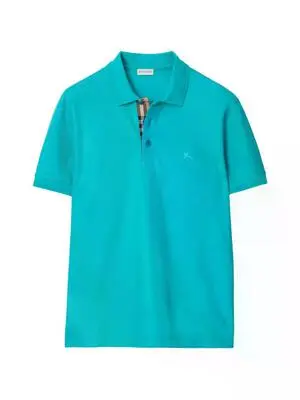 Burberry Cotton Polo Shirt - Blue