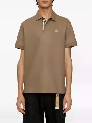 Burberry Cotton Polo Shirt - Brown