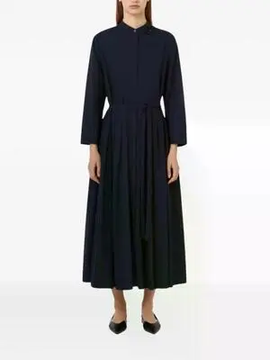 Max Mara Crystal-embellished Belted Maxi Dress