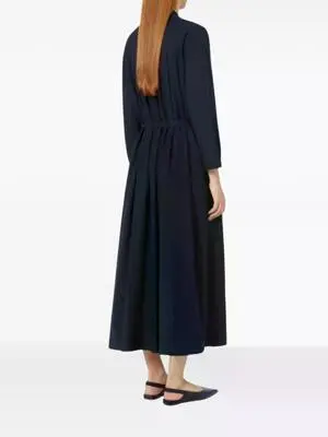 Max Mara Crystal-embellished Belted Maxi Dress