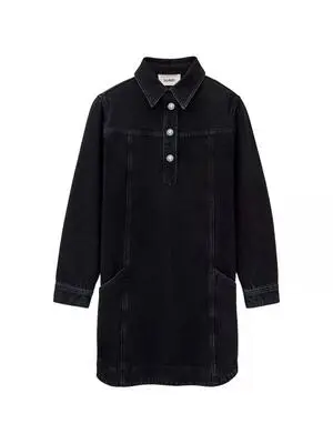 Ba&sh Tona Denim Shirt Dress