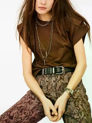 Ba&sh Pio T-shirt - Brown