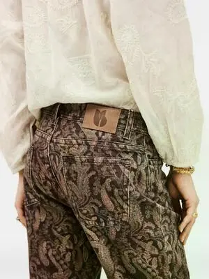 Ba&sh Paisley-pattern Jeans