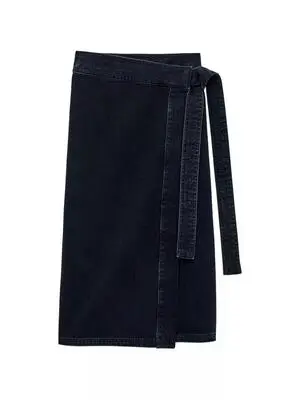 Ba&sh Tie-wrap Midi Skirt