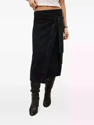 Ba&sh Tie-wrap Midi Skirt