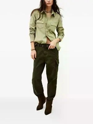 Ba&sh Jada Button-fastening Shirt - Green