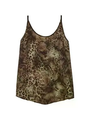 Ba&sh Animal-print Blouse