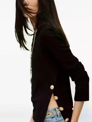 Ba&sh Giulia Buttoned-detail Top