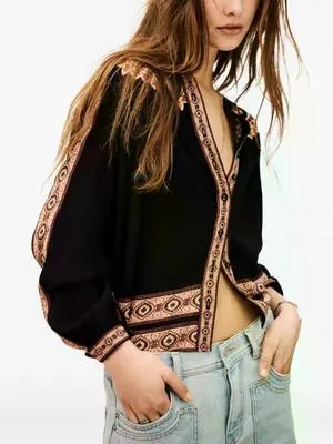 Ba&sh Valda Patterned Blouse