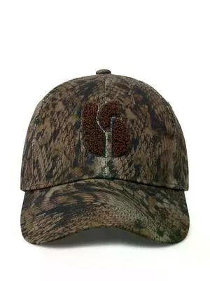 Ba&sh Logo-appliqué Patterned Cap
