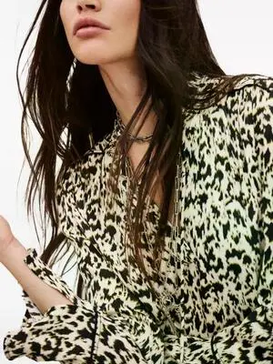 Ba&sh Perla V-neck Printed Dress