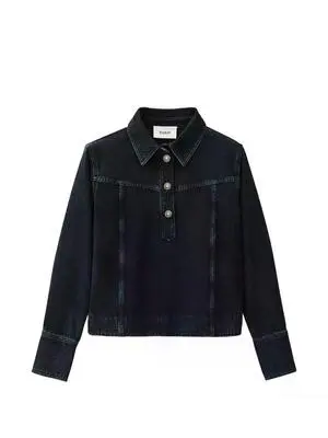 Ba&sh Tavy Buttoned Polo Top