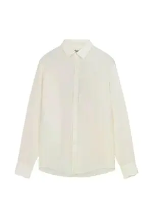 Canali Linen Shirt - Neutrals