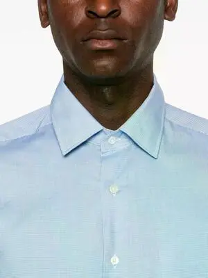Canali Checked Shirt