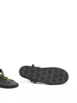 Flowze Knot-detail Sandals - Green