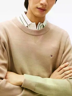 Tommy Hilfiger Logo Jumper - Neutrals
