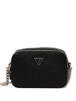 Guess Crossbody Bag With Chain Strap - Black