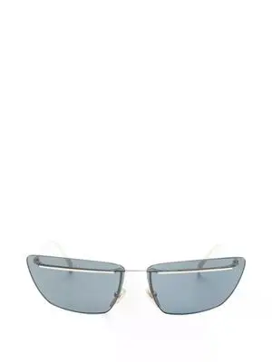 Prada Geometric-frame Sunglasses - Gold