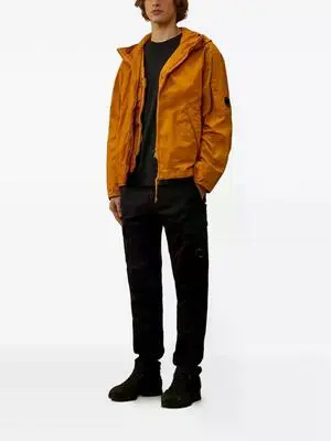 C.P. COMPANY Zip-up Hooded Jacket - Orange