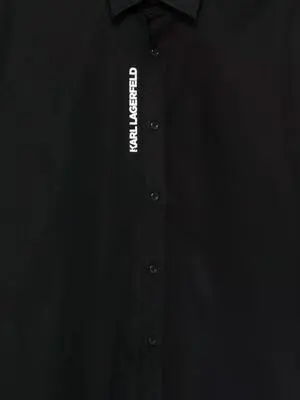 Karl Lagerfeld Logo Detail Shirt - Black