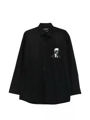 Karl Lagerfeld Portrait Casual Shirt