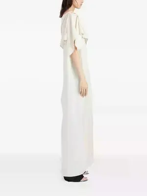 Proenza Schouler One-shoulder Draped Twill Top - Neutrals