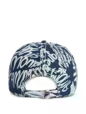 Dsquared2 Rebel Hibiscus Baseball Cap