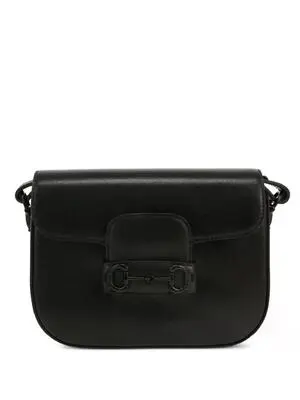 Gucci 1955 Horsebit Shoulder Bag - Black