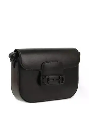 Gucci 1955 Horsebit Shoulder Bag - Black