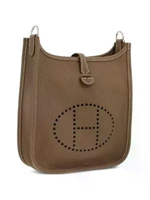 Hermès 2024 Evelyne Mini Leather Shoulder Bag - Neutrals