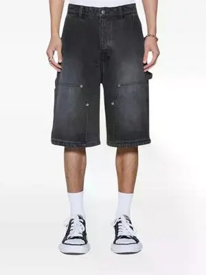Ksubi Maxx Operator Denim Shorts - Black
