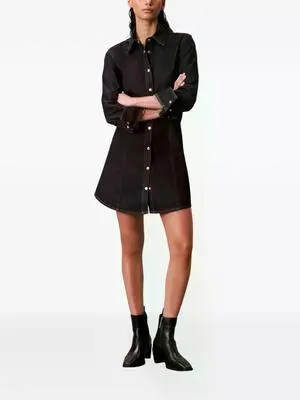 Calvin Klein Buttoned Collared Mini Dress