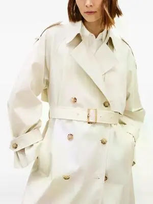Tommy Hilfiger Belted Button-fastening Trench Coat