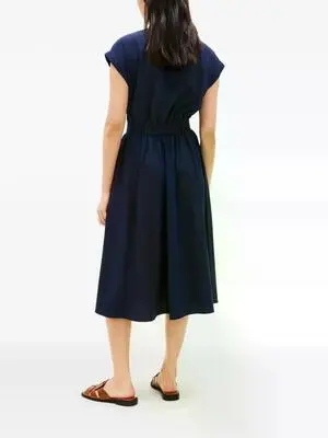 Tommy Hilfiger Patch-pocket Belted Midi Dress