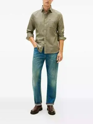 Tommy Hilfiger Button-up Long-sleeve Shirt - Green