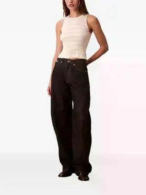 Calvin Klein Knit Sleeveless Vest - Neutrals