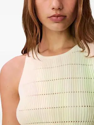 Calvin Klein Knit Sleeveless Vest - Neutrals