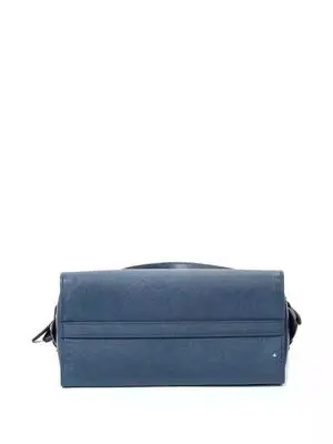 Prada Saffiano Leather Tote - Blue