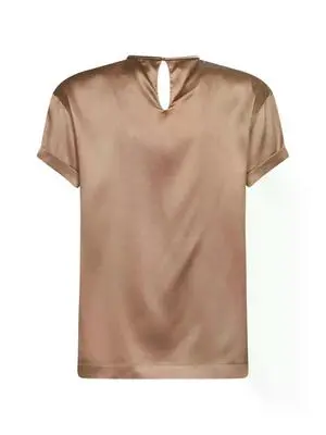 Brunello Cucinelli Monili Embellished T-shirt