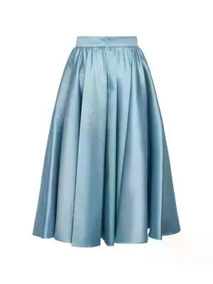 BLANCA VITA Gathered High-rise Skirt
