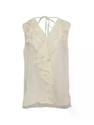Devotion Elaria Ruffled-neck Blouse