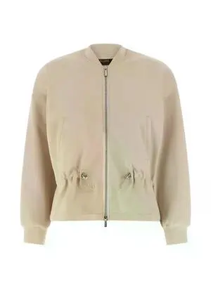 MOORER Zip Cotton Sweatshirt