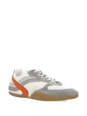 Miu Miu Panelled Suede And Technical Fabric Sneakers