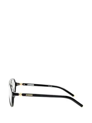Jacquemus Pilot Frame Sunglasses - Black
